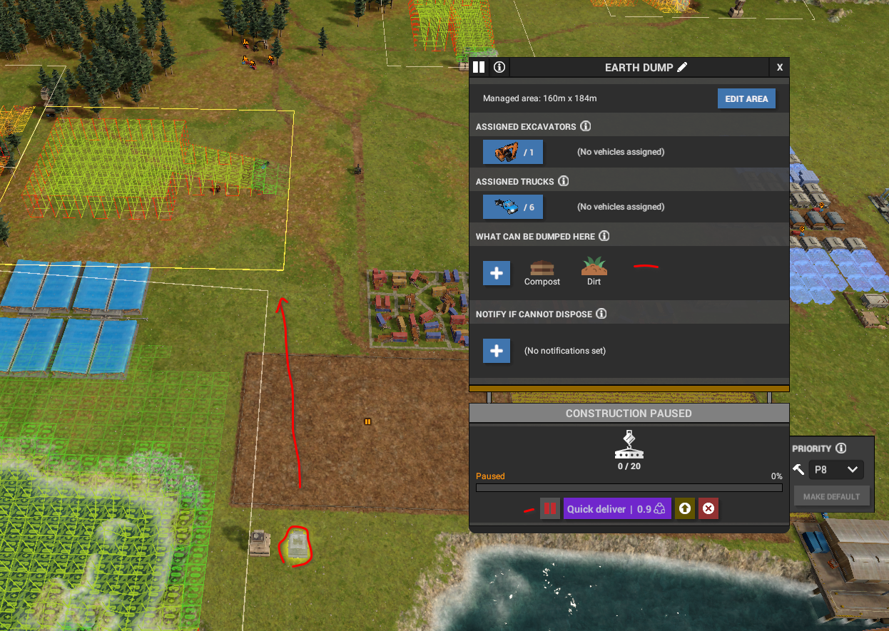 Ghost (planning mode) Mine control towers still used for dumping ...