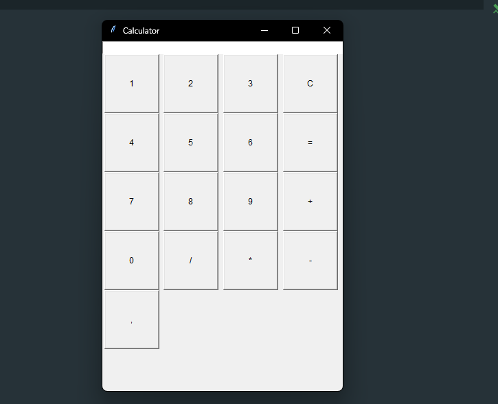 GitHub - BadicaIoana/Calculator: A simple calculator app in tkinter