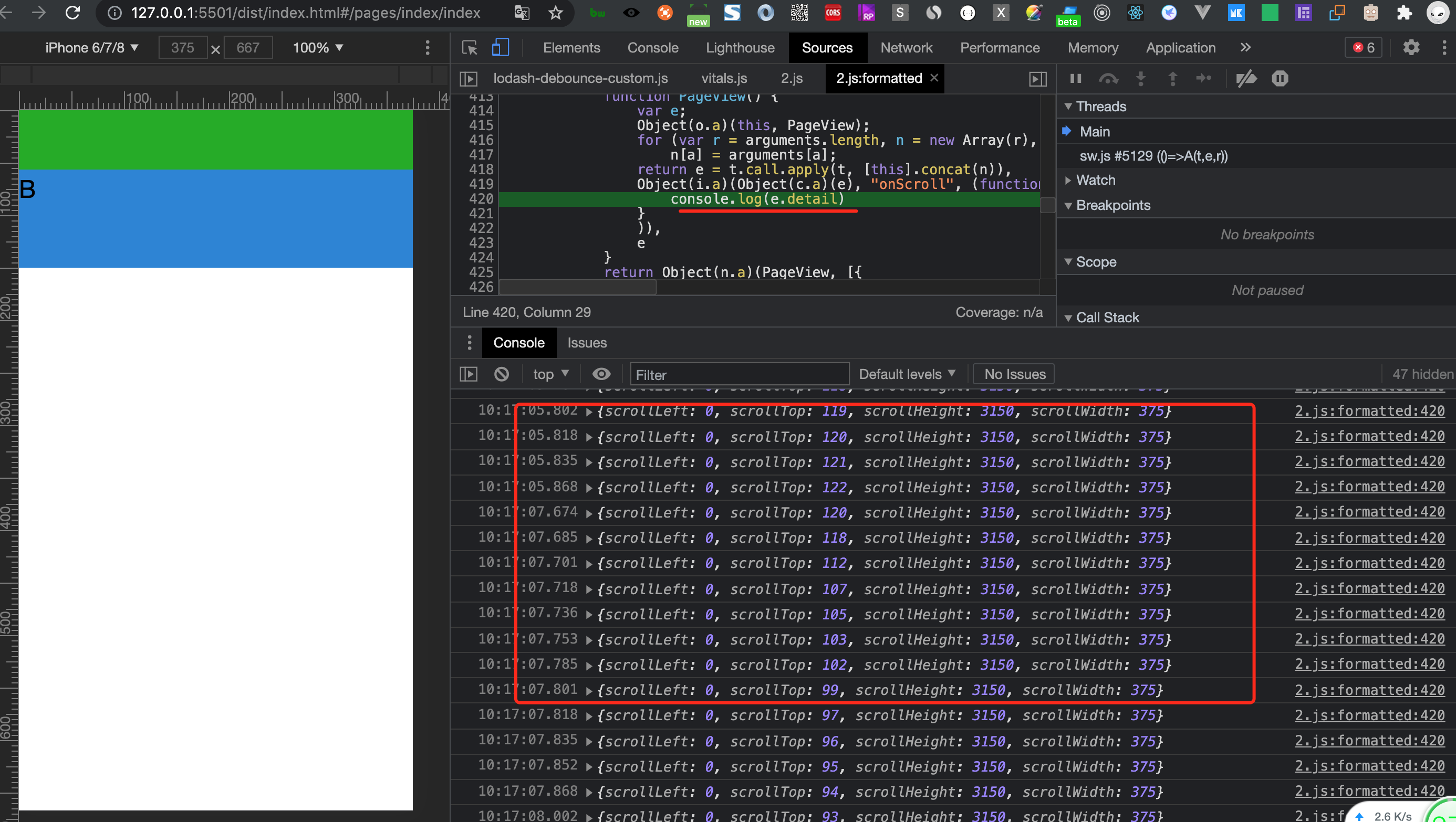 taro h5端的scrollview在ios9（9.3.2）上获取不到event · Issue #9440 · NervJS/taro · GitHub