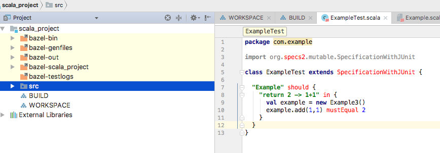 scala specs2 imports are not recognized by bazel plugin · Issue #96 ...