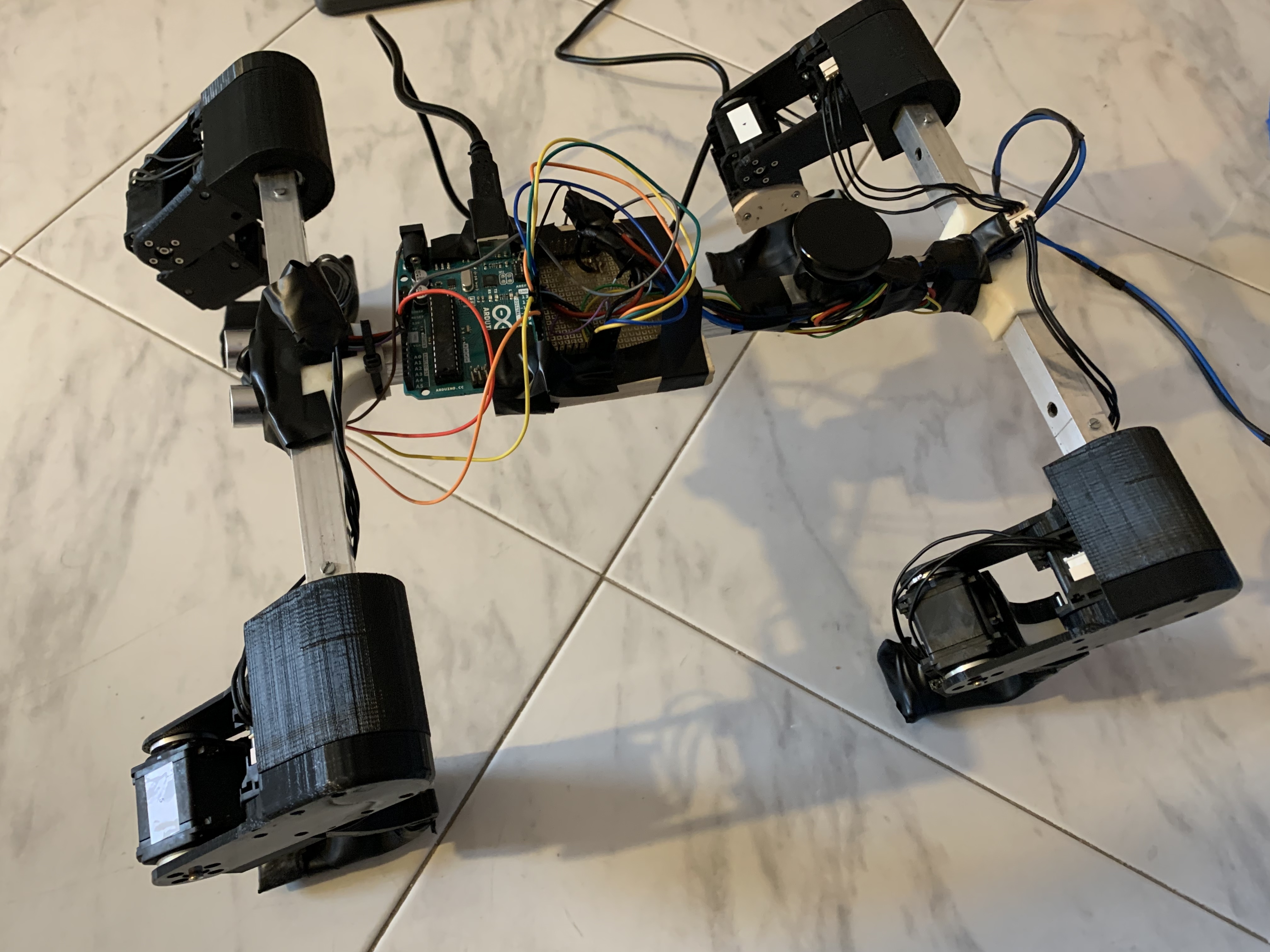 GitHub - Tatonta/Quadruped-Robot: Quadruped Locomotion and Steering on ...