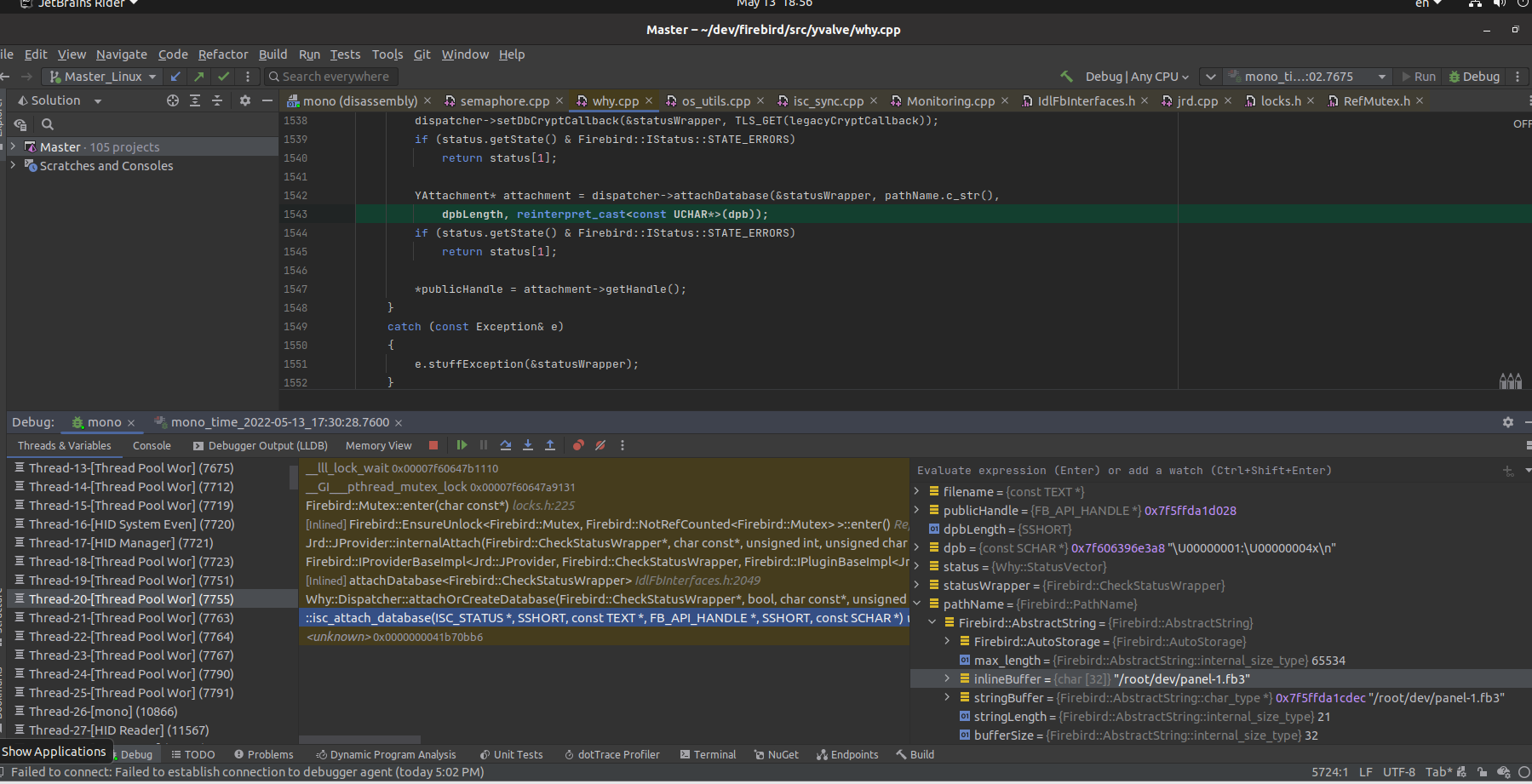 Firebird 3.0 hangs up · Issue #7177 · FirebirdSQL/firebird · GitHub