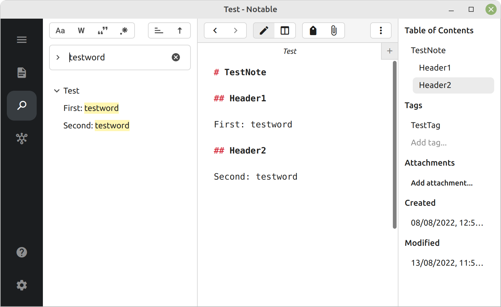 Search inconsistency for with and without a tag · Issue #1628 · notable ...