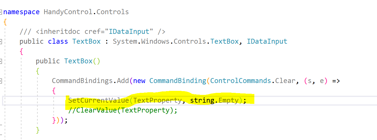 Clear btn in textbox breaks binding to binded text property · Issue ...