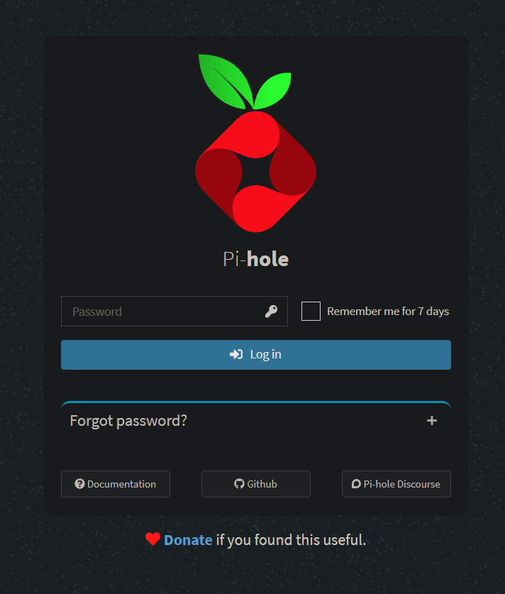 Chrome Password no longer autopopulating · Issue #2418 · pi-hole/web · GitHub
