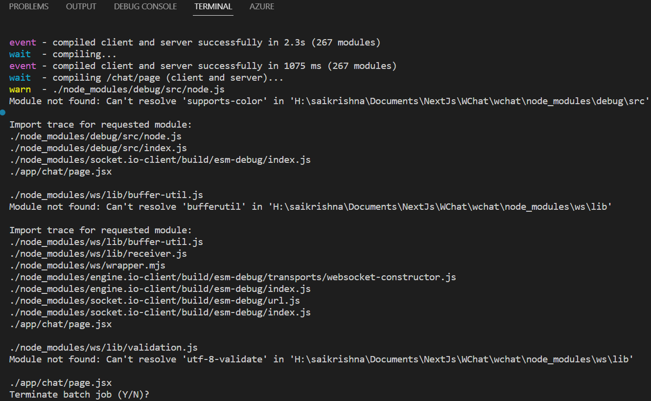 dependencies erros while using socket.io-client library · vercel community · Discussion #2167 ...