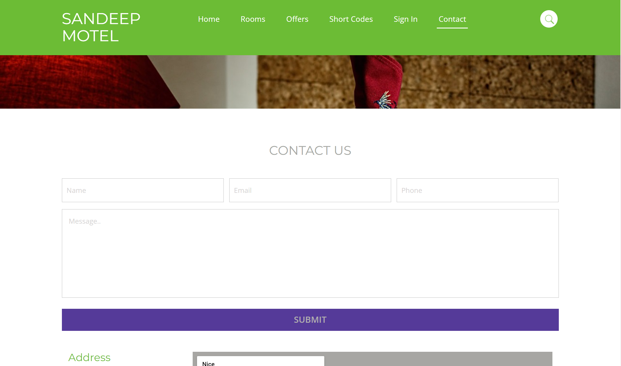 GitHub - sandeepgrandhe/Sandeep-Motel: Sandeep Motel for FRT