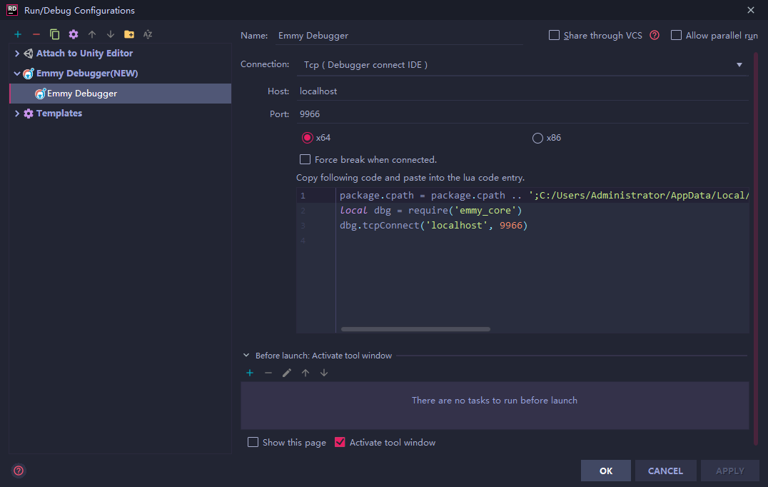 从lua调试切换为c调试时unity会报错~ · Issue 275 · Emmyluaintellij Emmylua · Github
