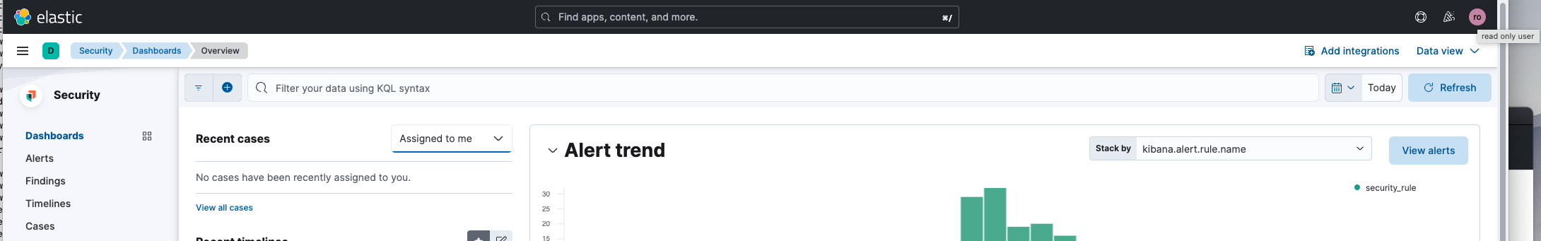 [Security Solution]Incorrect text under "No cases have been created yet." to custom users with ...