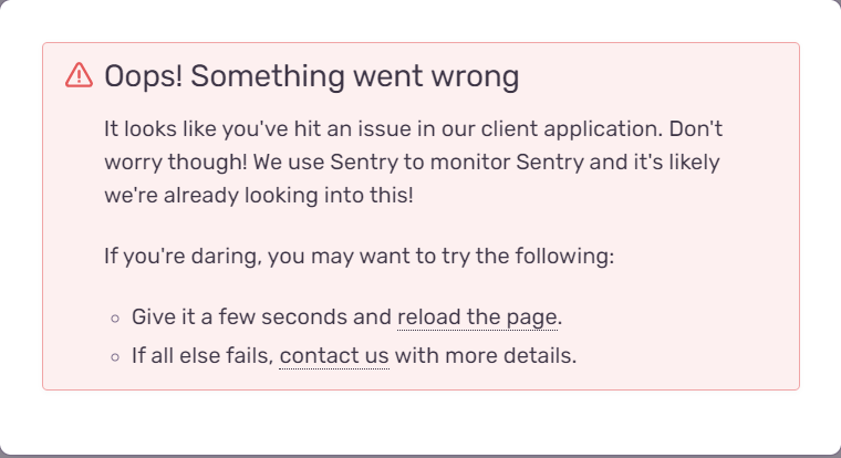 Creating a new linked Azure DevOps issue shows error screen "oops" · Issue #31951 · getsentry ...