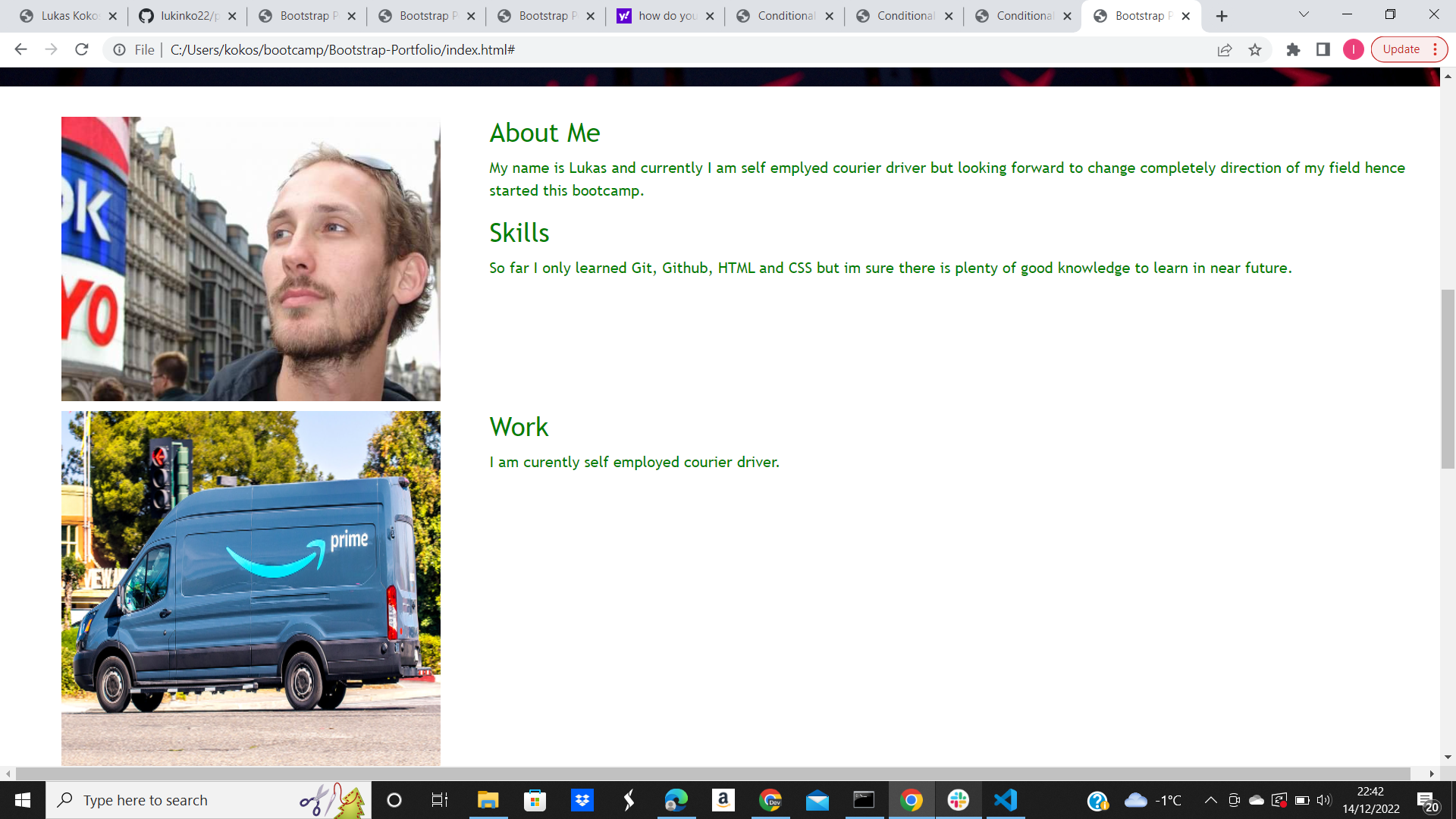 GitHub - lukinko22/Bootstrap-Portfolio: portfolio created with bootstrap