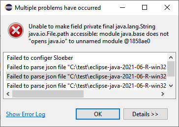 Sloeber plugin won't install on 2021-06 after most recent update · Issue #1361 · Sloeber/arduino ...
