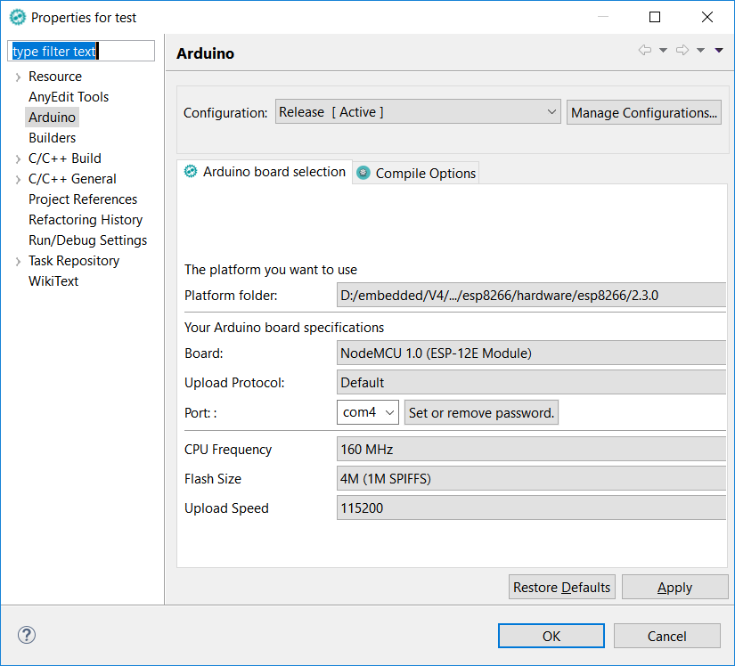 Cannot Upload To Board · Issue 714 · Sloeberarduino Eclipse Plugin · Github