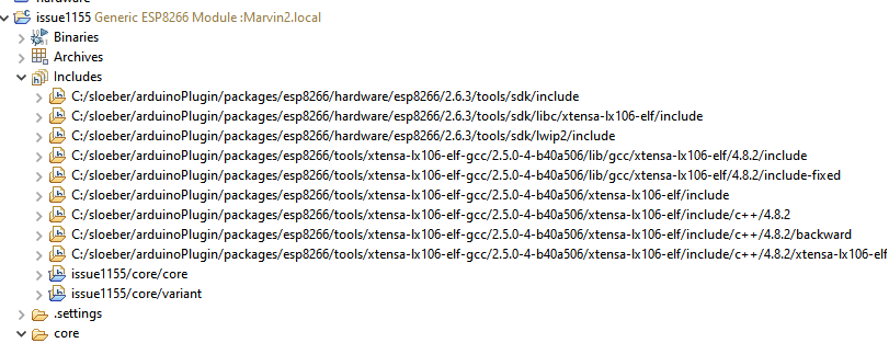 Platform change includes old platform · Issue #1155 · Sloeber/arduino-eclipse-plugin · GitHub