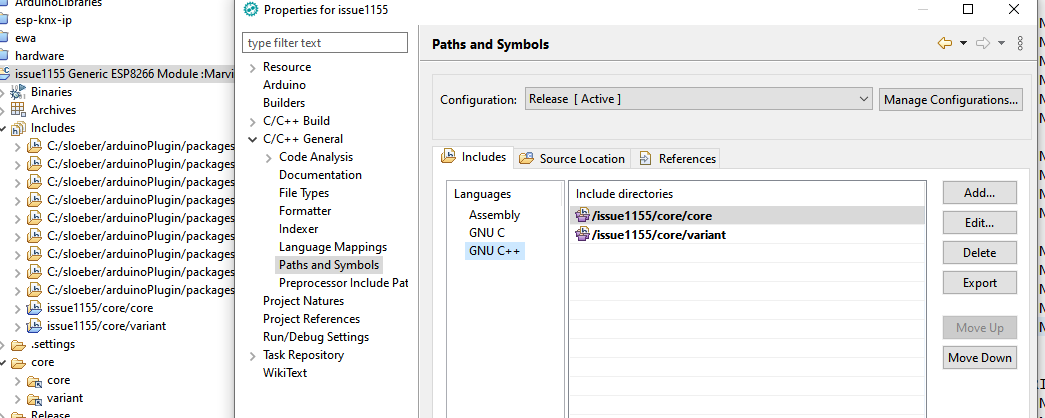 Platform change includes old platform · Issue #1155 · Sloeber/arduino-eclipse-plugin · GitHub