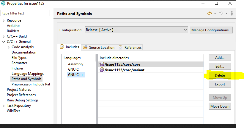 Platform change includes old platform · Issue #1155 · Sloeber/arduino-eclipse-plugin · GitHub