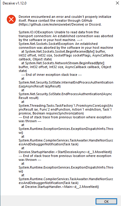 Run into this error when launching Deceive · Issue #164 · molenzwiebel/Deceive · GitHub