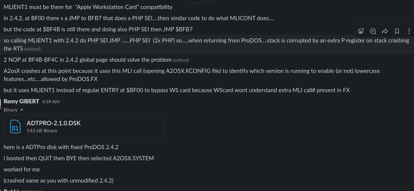 ProDOS 2.4.2 BUG FIX for issue preventing A2osX 0.94 from starting · Issue #55 · ProDOS-8 ...