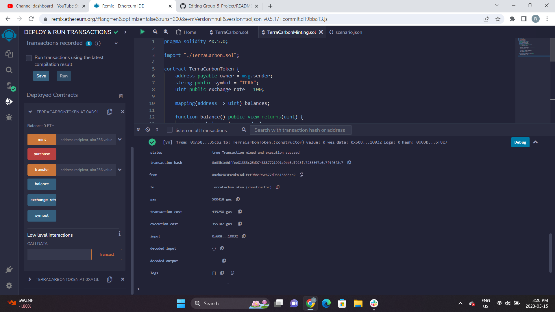 GitHub - zel1001/Group_5_Project: Carbon Neutral Token