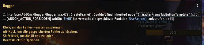 Retail Bug Report Actionbar Keybind Bugs · Issue 526 · Tukui Org