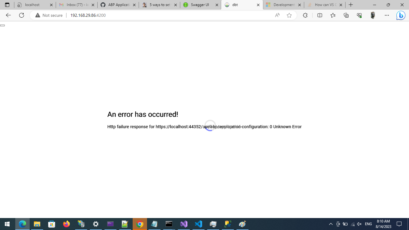 Abp Application Working On Local But Not Working On Iis · Issue 17339 · Abpframework Abp · Github