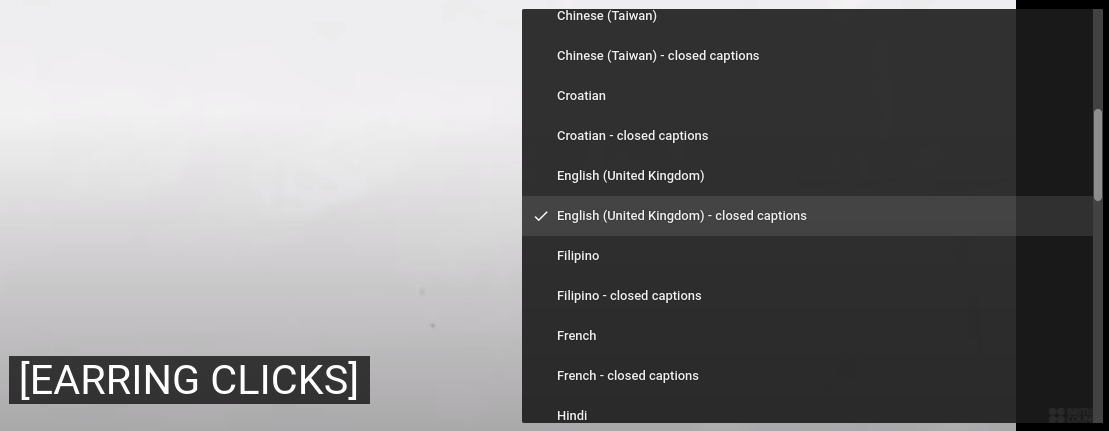Add Command Line Parameter To Select Track Name Of Caption Not Always Default To closed 