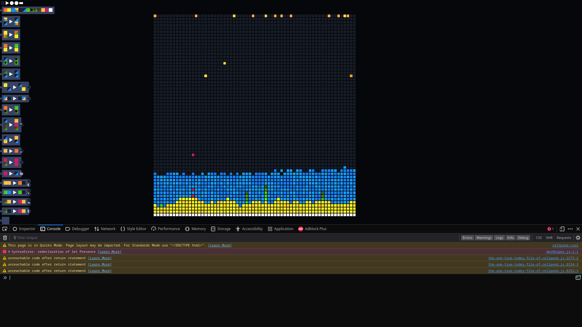 The grid vanished! · Issue #311 · TodePond/CellPond · GitHub