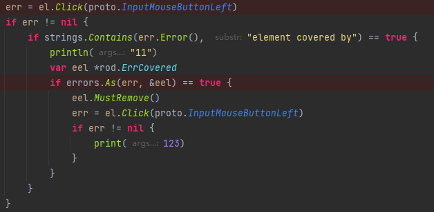 自动点击Button的时候遇到图片遮挡的问题 · Issue #486 · go-rod/rod · GitHub