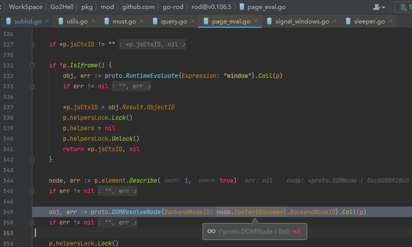 在获取 iframe 对象后，再此基础上在获取其中的元素的时候崩溃 · Issue #598 · go-rod/rod · GitHub