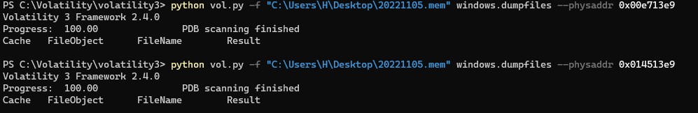 When Trying To Extract A File Is The Address I Have Virtual Or
