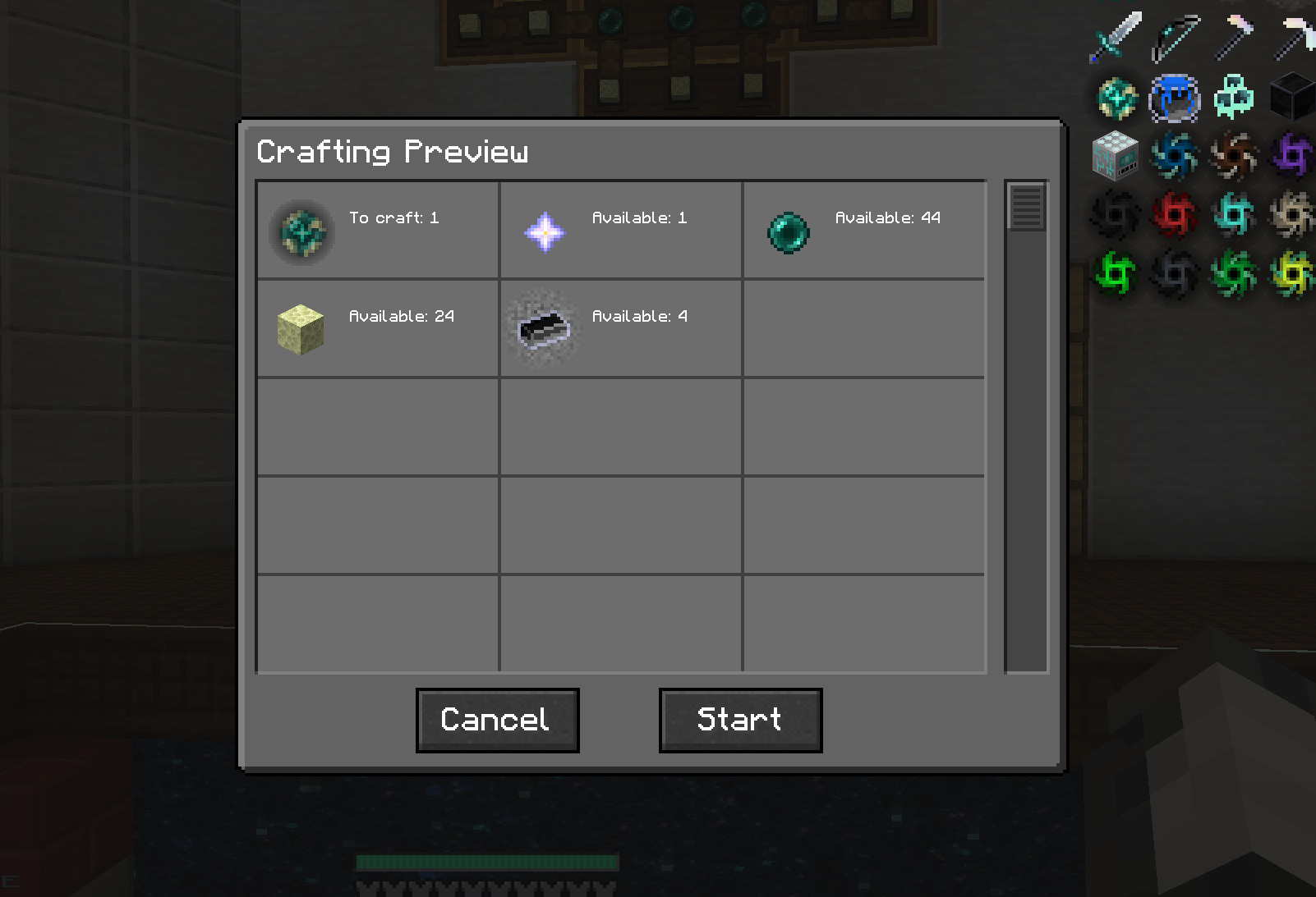 Refine auto crafting got bug ingredients with avaritia mod. This happen ...