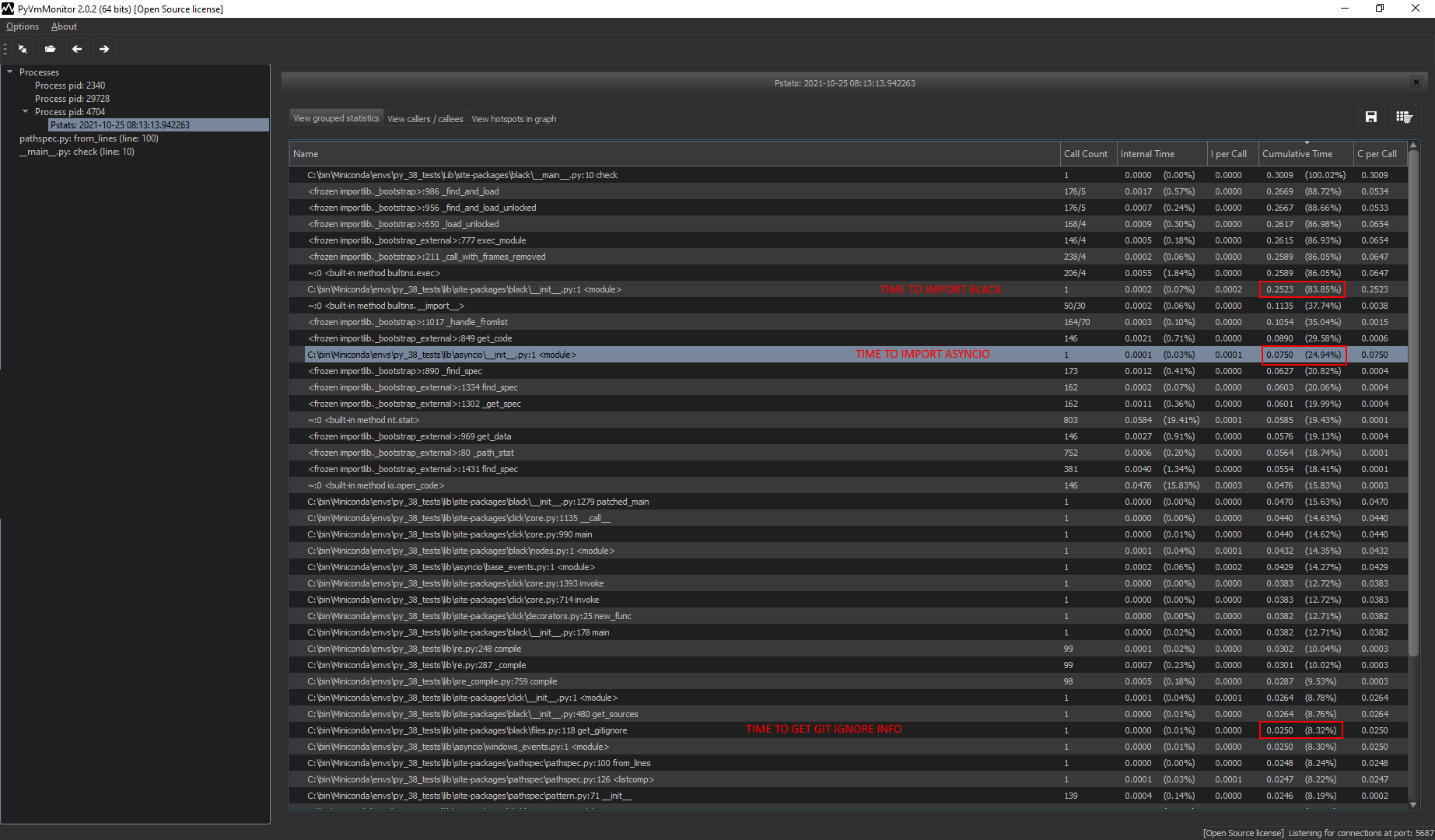 Black slow startup to format a single file · Issue #2564 · psf/black ...