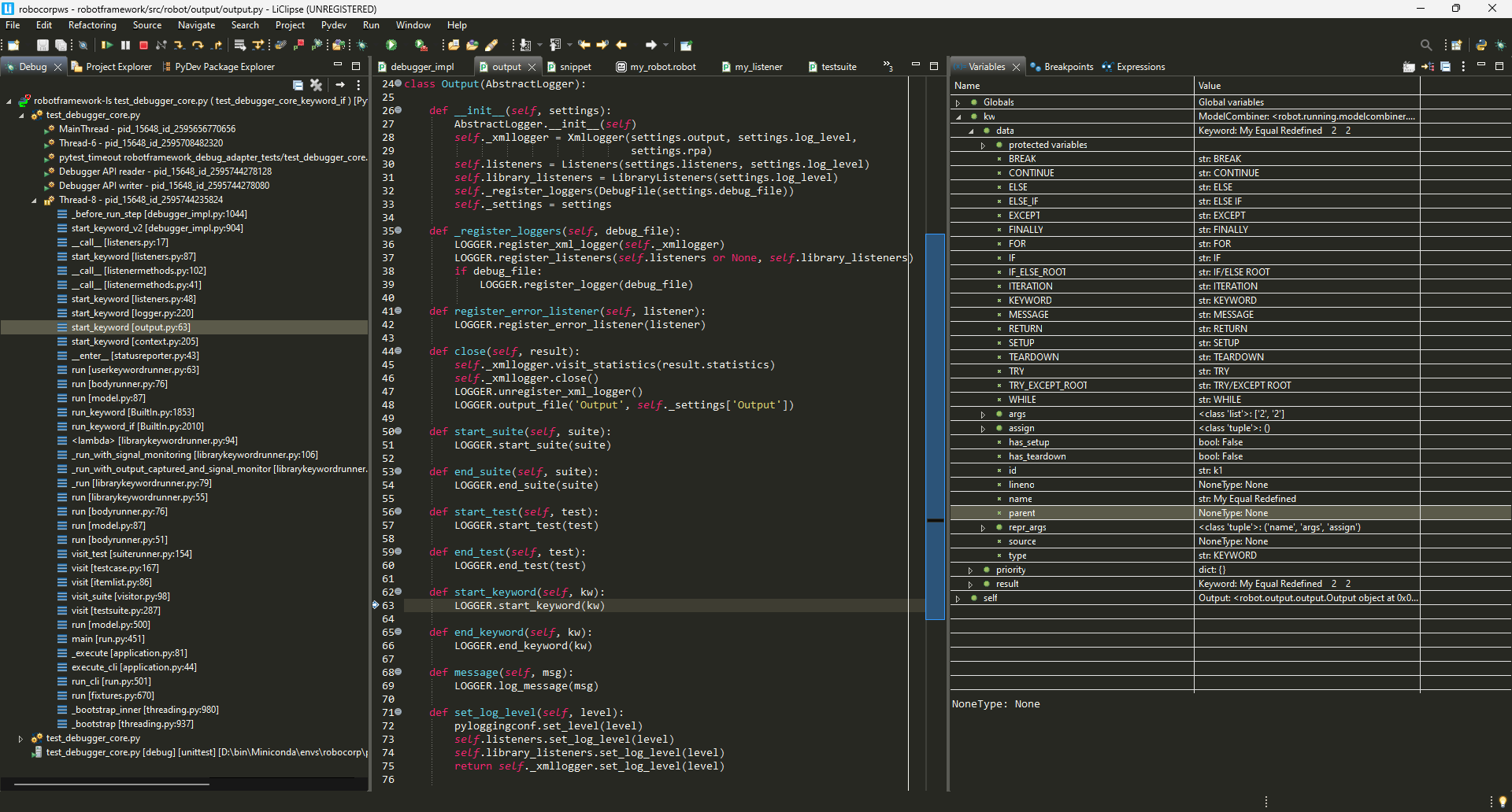 With the latest changes sometimes a listener `start_keyword` `source ...