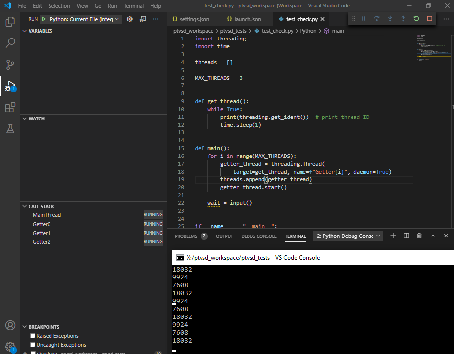 Call Stack empty when Debugging · Issue #435 · microsoft/debugpy · GitHub
