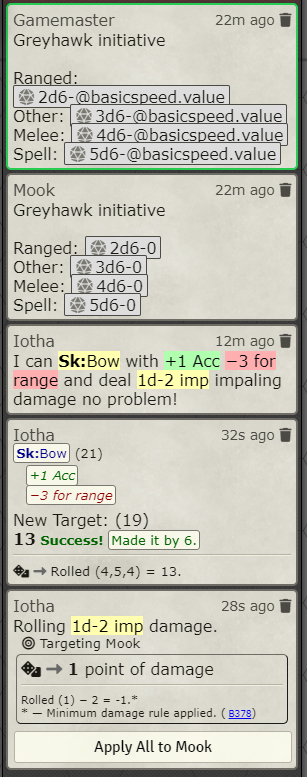 System Breaks Inline Rolls · Issue #1778 · crnormand/gurps · GitHub