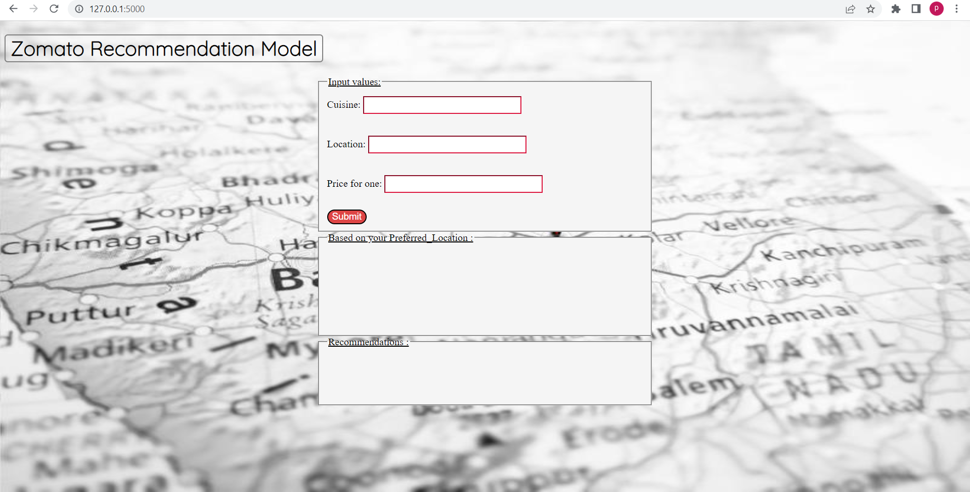 GitHub - IamPulkit97/zomato-and-flask: This project aims to show the results based on the data ...