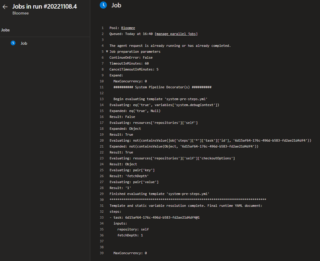 Agent V22111 Fails To Connect To Azure Devops · Issue 4035 · Microsoftazure Pipelines