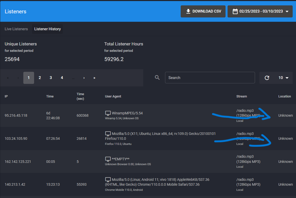 Listeners Map not shown · Issue #6130 · AzuraCast/AzuraCast · GitHub