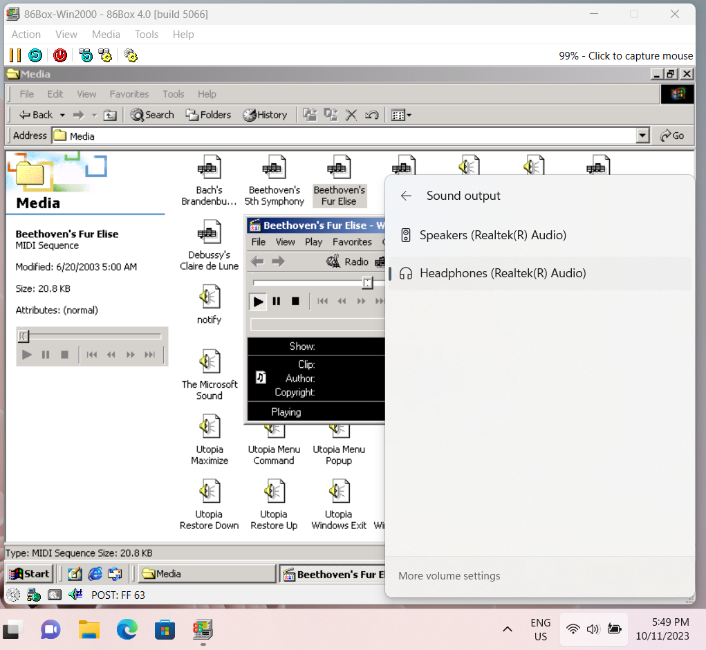 Sound output issues on Windows hosts · Issue #3744 · 86Box/86Box · GitHub
