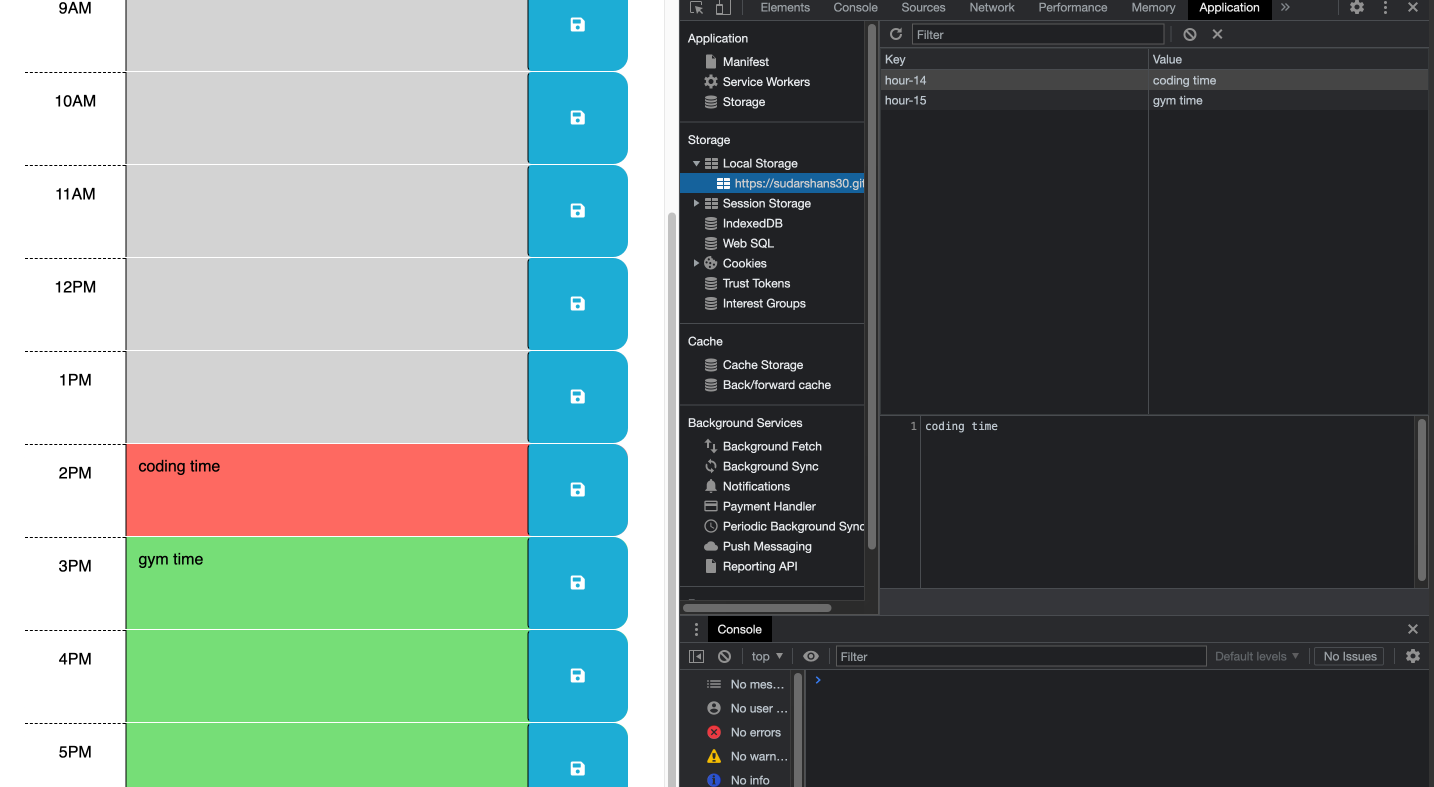 GitHub - Sudarshans30/work-Day-Schedular