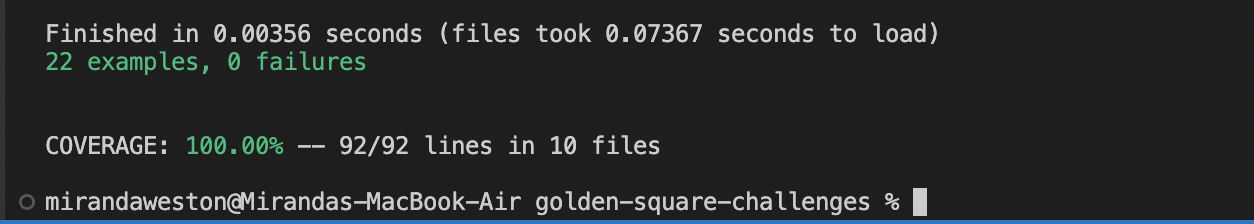 GitHub - mirandaweston/golden-square-challenges: A sequence of challenges designed to aid TDD ...