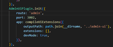 Admin app shows empty page after extending the Admin UI. · Issue #1921 · vendure-ecommerce ...