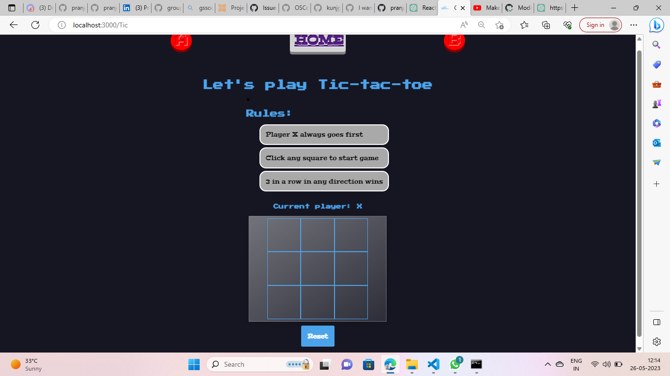 [Feature Request]: The box is not looking great for the Tic-Tac-Toe. Assign me the issue I will ...