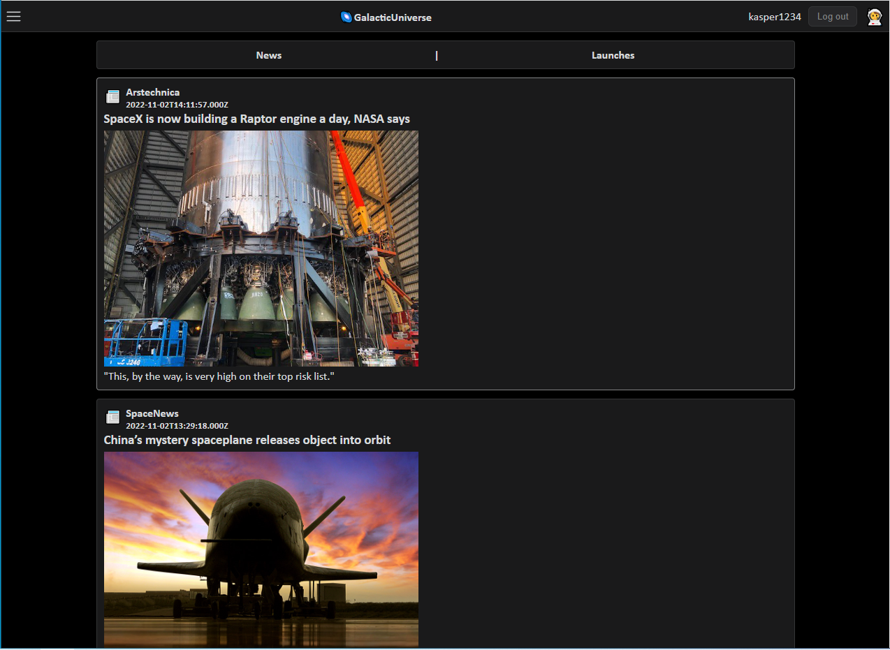 GitHub - Kaspervdlaan/SpaceApp: Eindopdracht bootcamp front-end NOVI, gemaakt met behulp van ...
