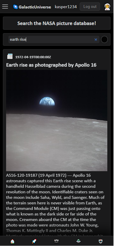 GitHub - Kaspervdlaan/SpaceApp: Eindopdracht bootcamp front-end NOVI, gemaakt met behulp van ...