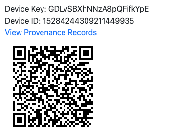 Remove the Device ID from the generation page. · Issue #25 · gosqasorg/asset-provenance-tracking ...