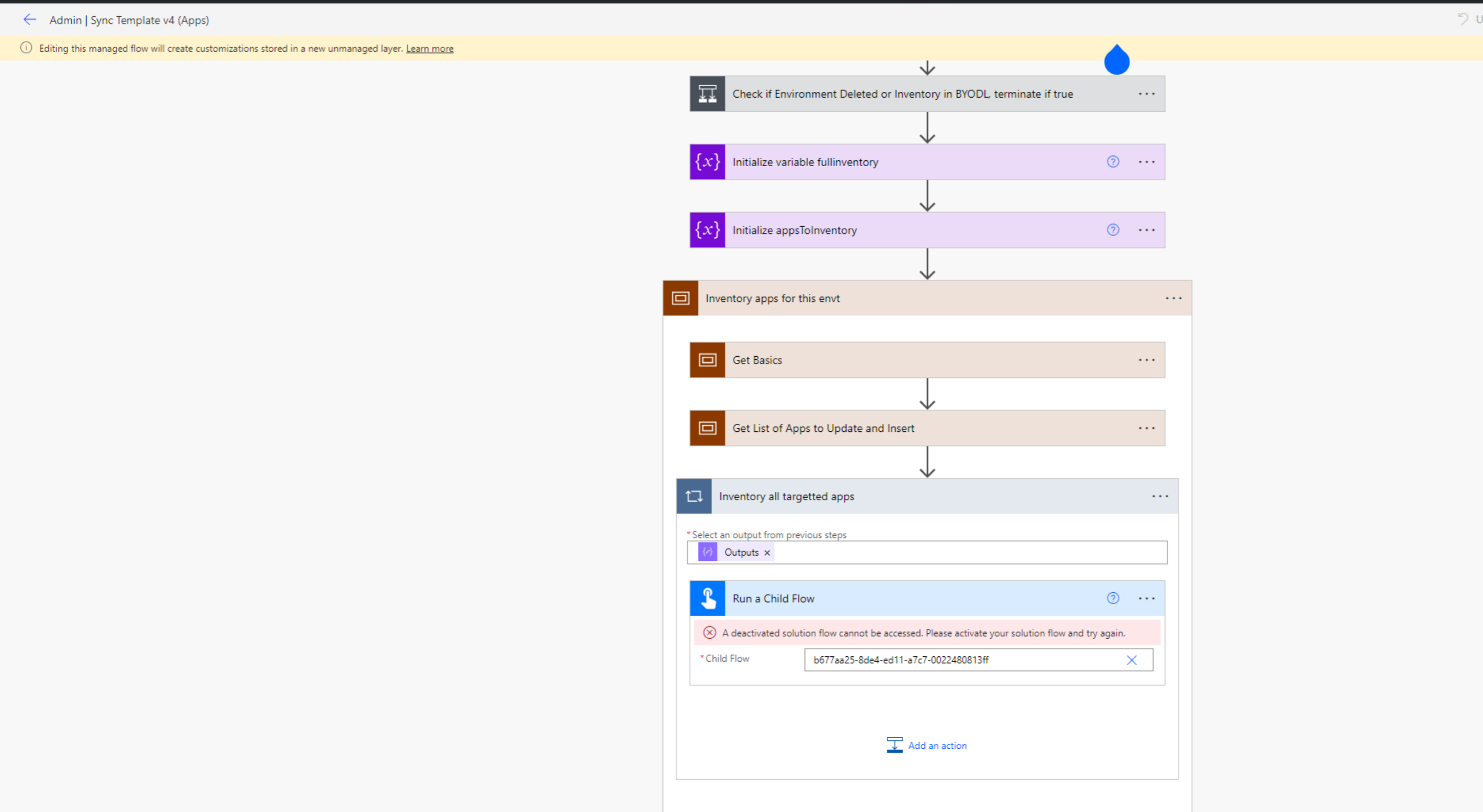 [CoE Starter Kit - BUG] Admin | Sync Template V4 (Apps and Flows) looking for child flows that ...