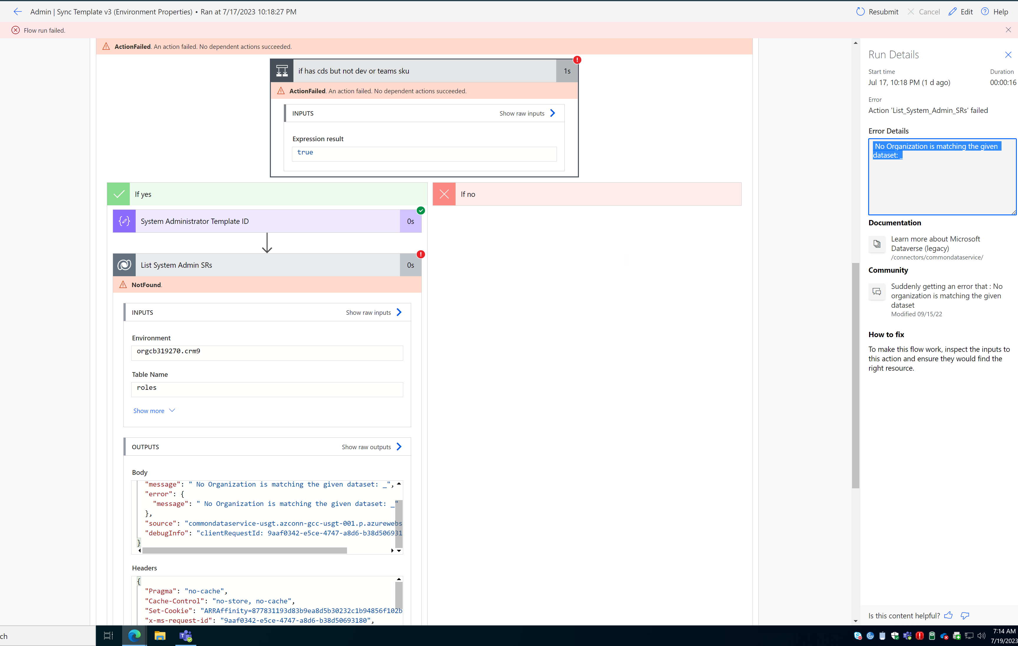 [CoE Starter Kit - BUG] Admin | Sync Template v3 (Environment Properties Flow Fails) · Issue ...