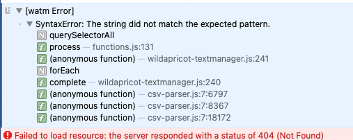 when getting a .csv syntax error, can the source be identified? · Issue #143 · NewPath ...