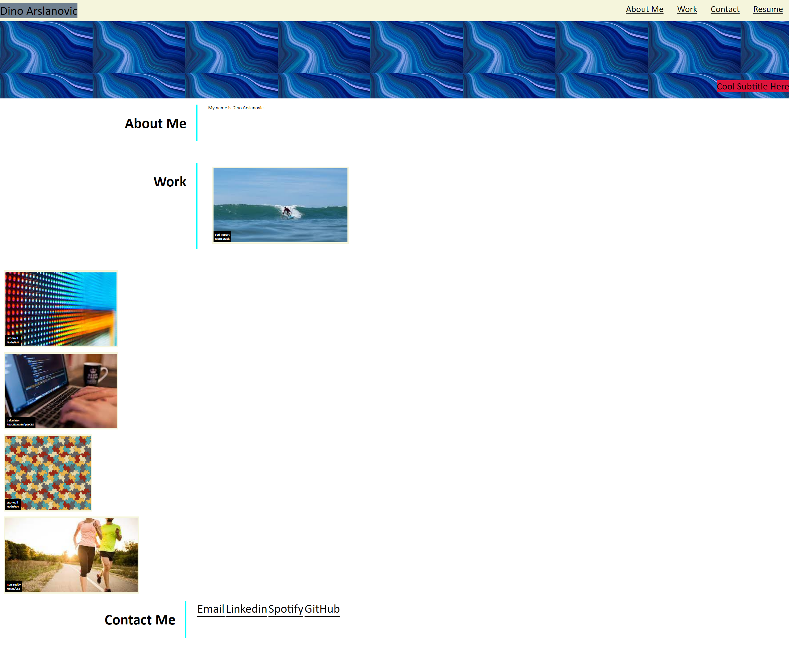 GitHub - dinoarslanovic26/Personal-Portfolio